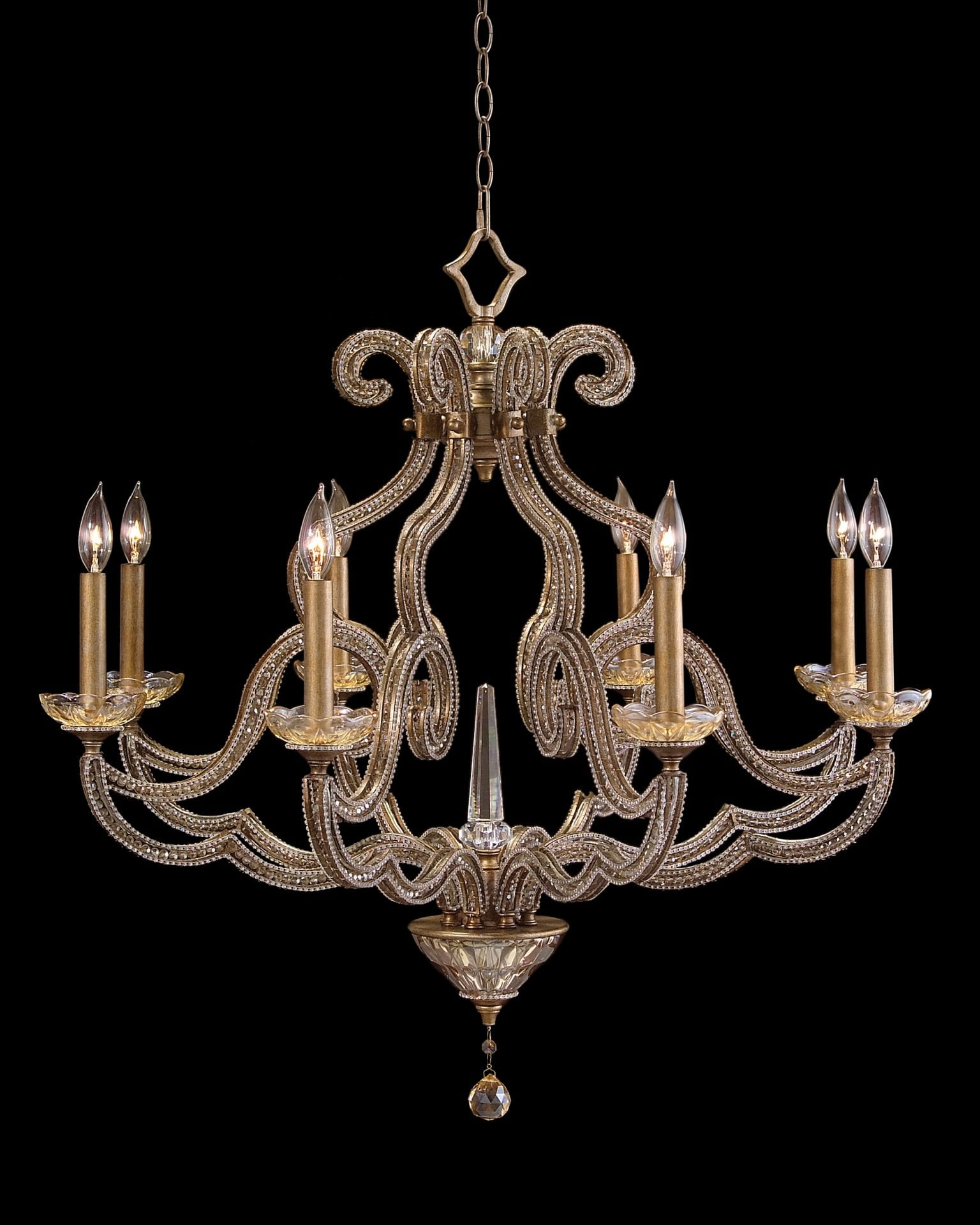 Paris Eight-Light Chandelier by John Richard | Marc Pridmore Designs