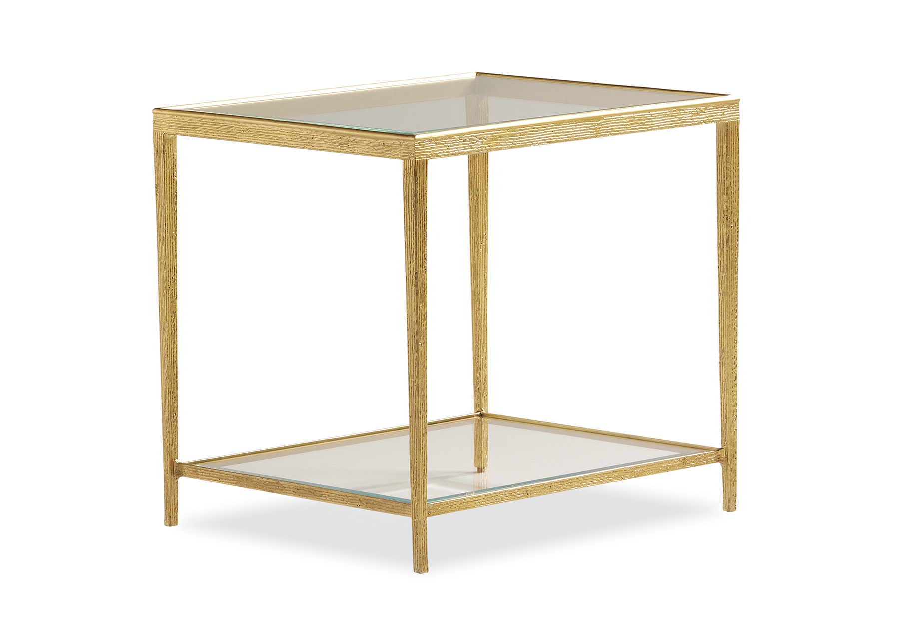 Jinx Brass Rectangle Side Table HM1019E-2 by Maitland Smith | Marc ...