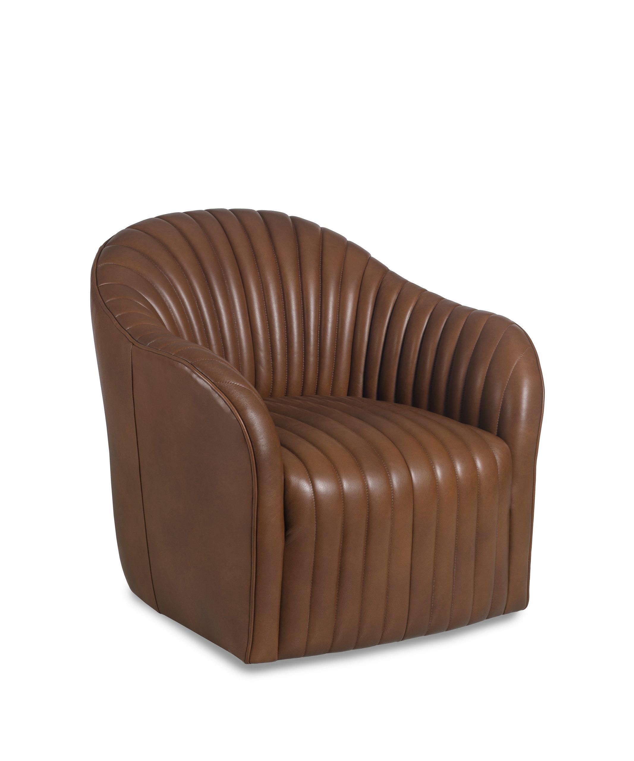 Elias Channel Back Swivel Chair RA1160-CBS-FER-TOF by Maitland Smith ...