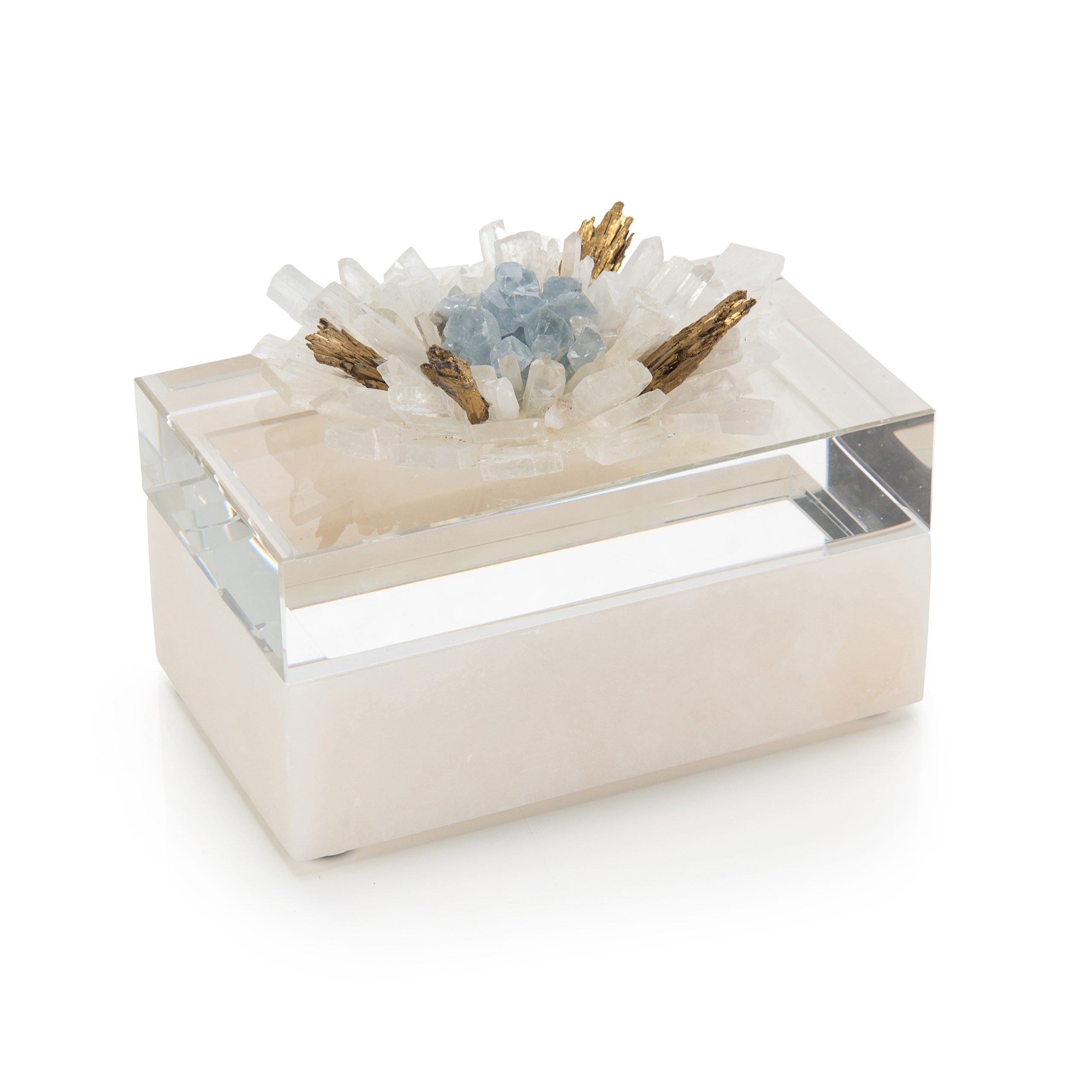Festooned In Stones Box With Celestite by John Richard | Marc Pridmore ...